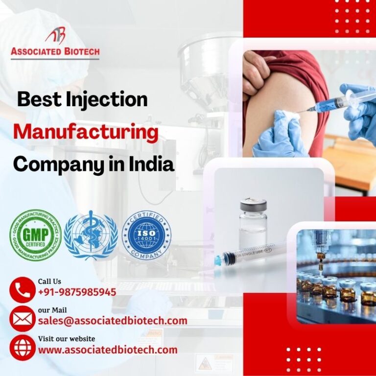 Best Injection Manufacturing Company in India | Associated Biotech